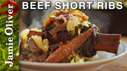 Easy Beef Short Ribs Recipe: Festive Flavors Made Simple | Jamie Oliver ...